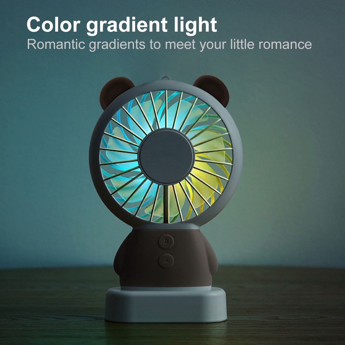 Moxie Mini Ventilateur [Bear Fan] Ventilateur Portatif à 2 Vitesses ...