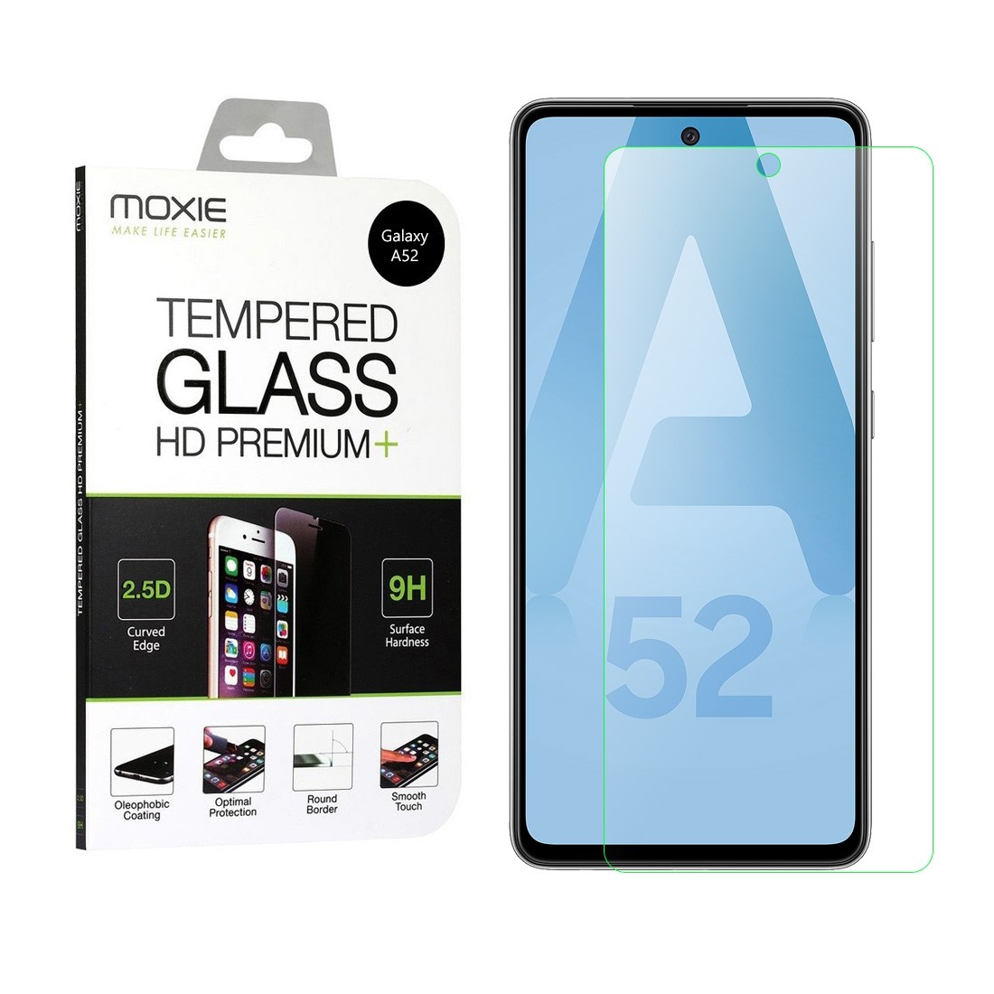 Protection d'écran Samsung Galaxy A52 en Verre Trempé 2.5D