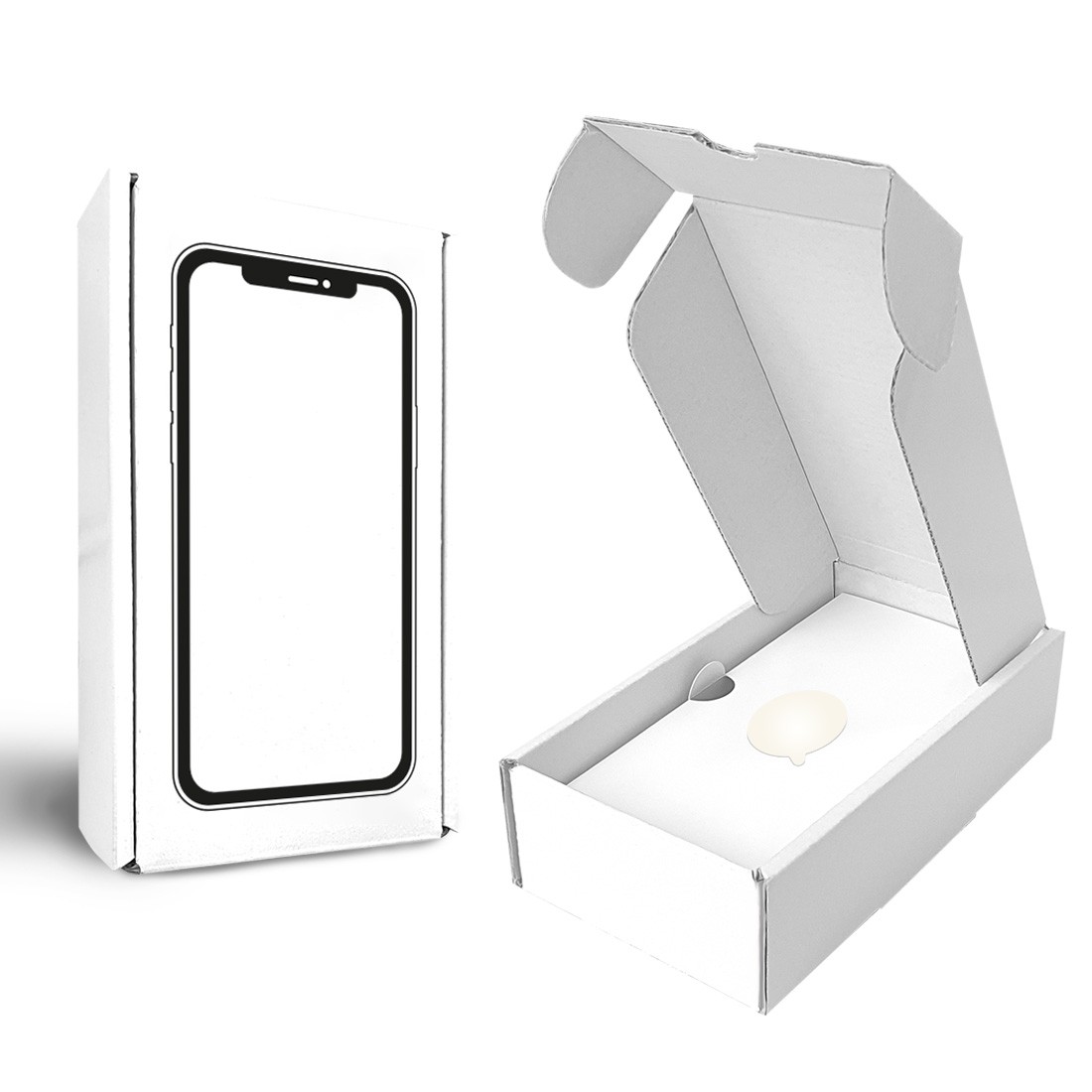 Boite en carton pour tout smartphone avec enveloppe d'expedition ...