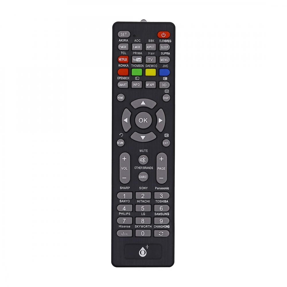 Télécommande Universelle Pour Tv Compatible Toute Marque R5639 Noir