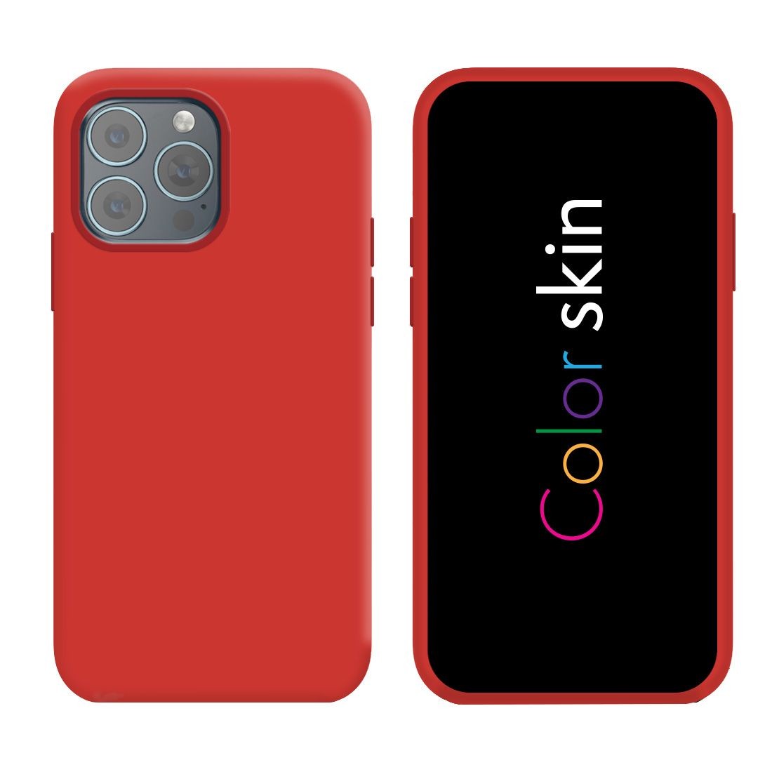 Coque premium Color Skin pour iphone 15 Pro Max - Rouge